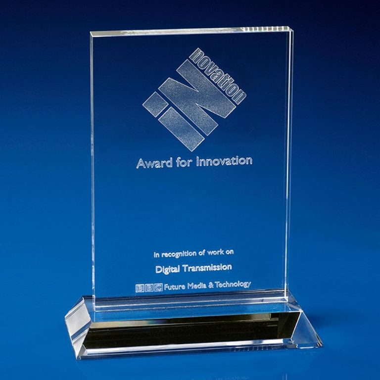 Ice Clear Work Award | Employee Recognition Awards | Laser Crystal