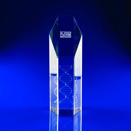 Bespoke Glass Awards for Universities | Recognition Awards | Laser Crystal